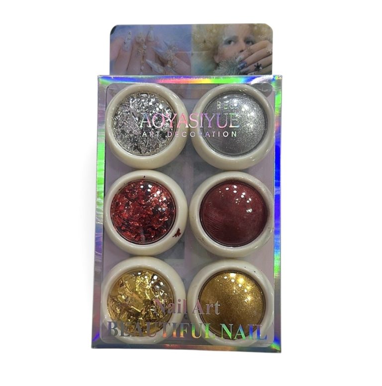 Set de efecto espejo / flake (plateado, dorado, rojo) – Tienda Jani