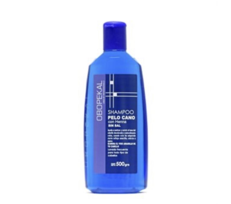 Shampoo azul sin sal Obopekal - Tienda Jani